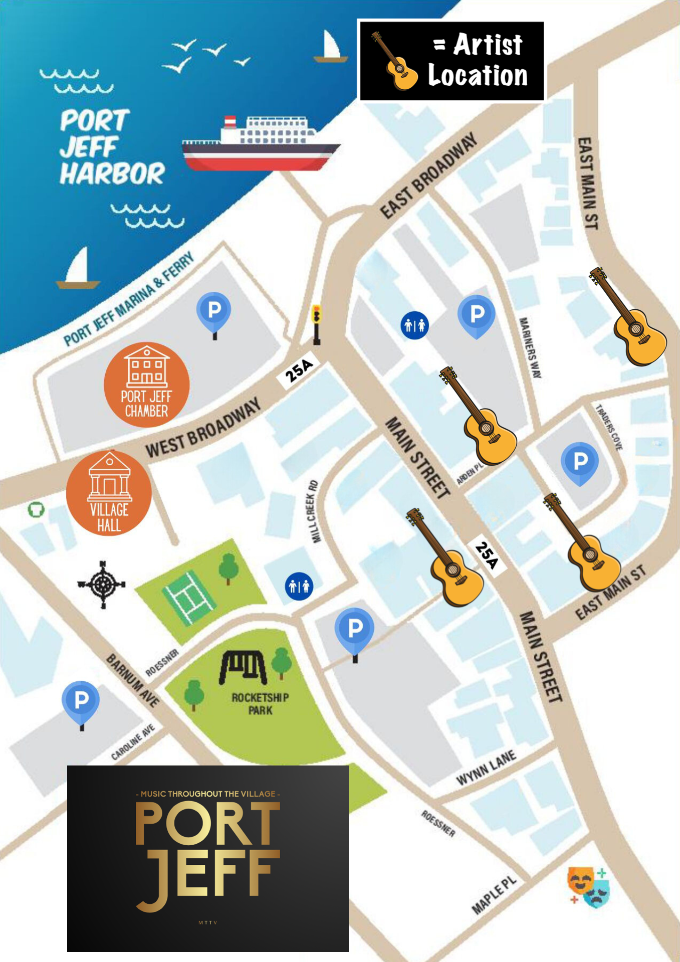 Music Throughout The Village – Port Jeff – Port Jeff Retailers